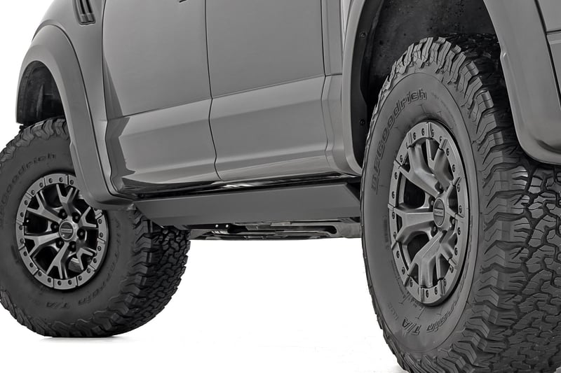 Power Running Boards Dual Electric Motor Ford F 150 15 25 F 250 F 350 Super Duty 17 24 Rough Country