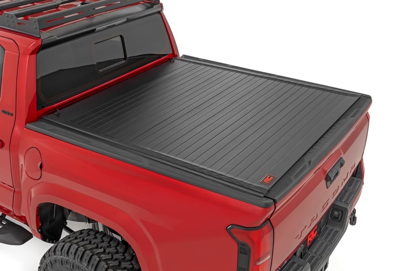 Hard Roll Up Bed Cover 5 Bed Toyota Tacoma 2WD 4WD 2024 2025 Rough Country