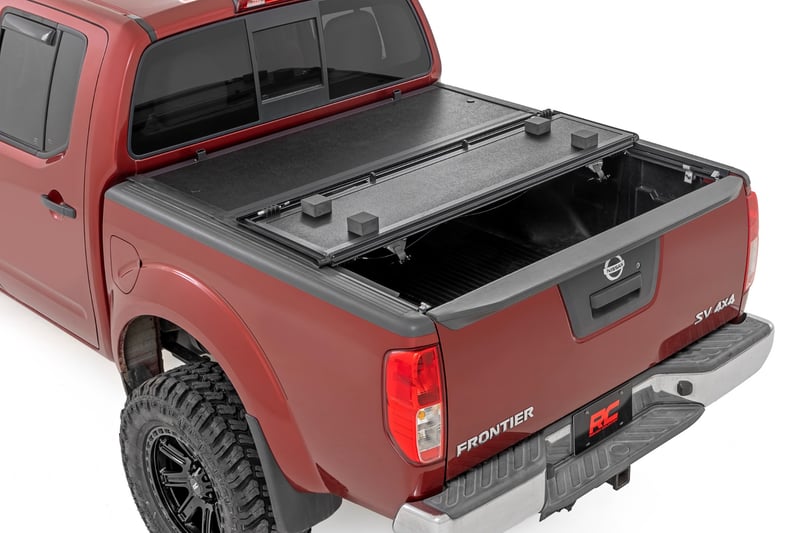 Hard Low Profile Bed Cover 5 Bed Cargo Mgmt Nissan Frontier 05 21 Rough Country