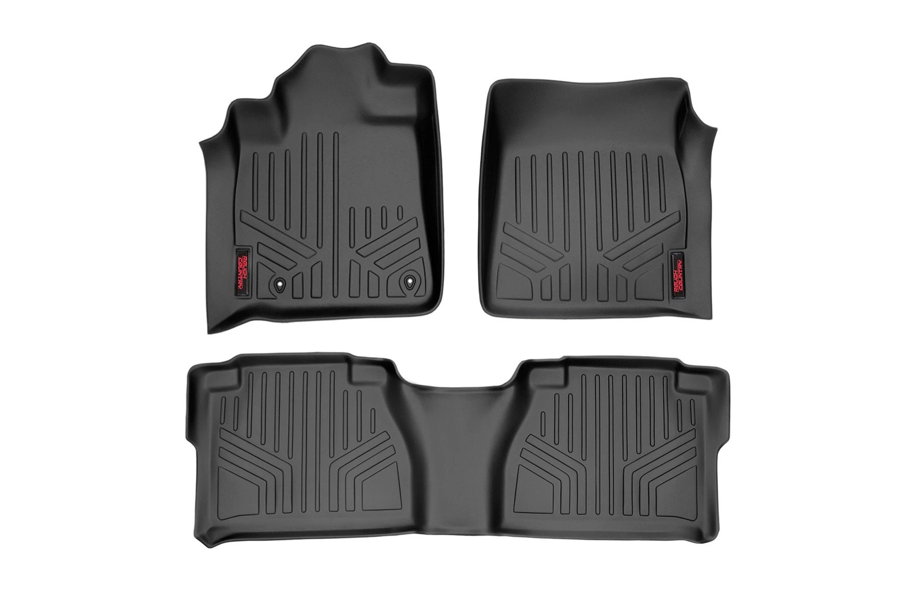 Floor Mats Front and Rear Toyota Tundra 2WD 4WD 2007 2011 Rough Country